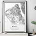 Wirral Map Print | Minimalistic Wall Art Poster | City Maps ...