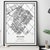 St. Albert Map Print | Minimalistic Wall Art Poster | City Maps ...
