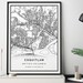 Coquitlam Map Print | Minimalistic Wall Art Poster | City Maps ...