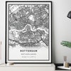 St. Albert Map Print Minimalistic Wall Art Poster City Maps ...