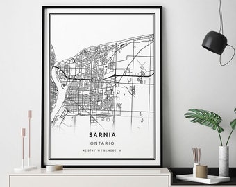 Milwaukee Map Print Minimalistic Wall Art Poster City Maps | Etsy