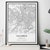 Wirral Map Print Minimalistic Wall Art Poster City Maps Scandinavian ...