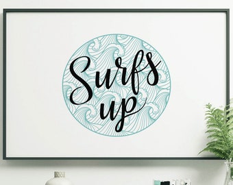 Surfs up Poster - Etsy
