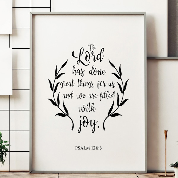 Psalm 126 3 - Etsy