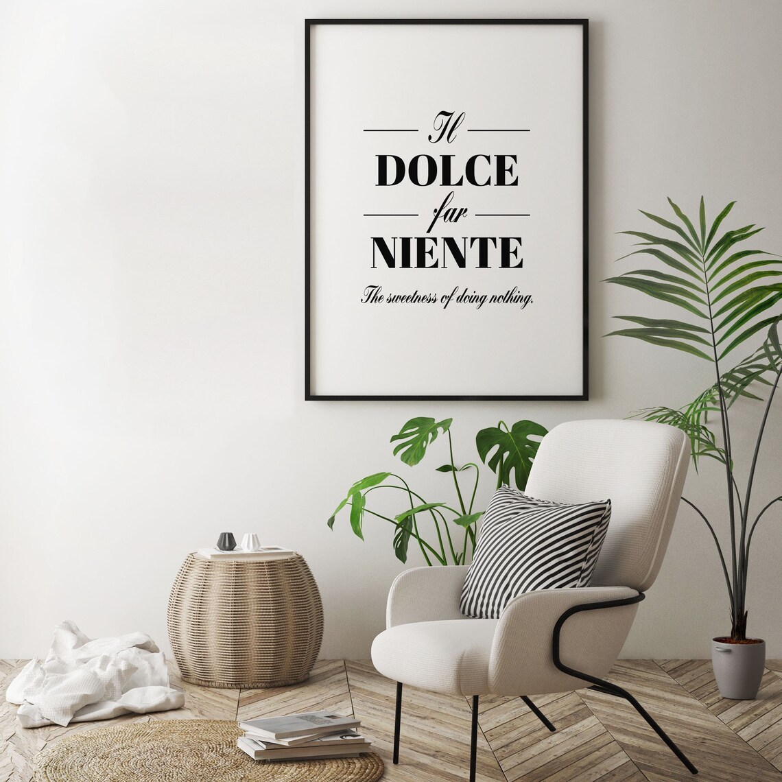 Dolce Far Niente the Sweetness of Doing Nothing Poster Print | Etsy