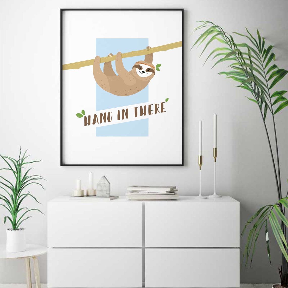 Sloth Poster Wall Decor Poster Wall Decor Sloth Wall Decor - Etsy