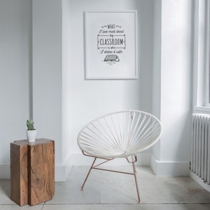 Teacher Classroom Poster Quote Poster What I Love Most About My ...