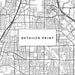 Richardson Map Print Minimalistic Wall Art Poster City Maps ...