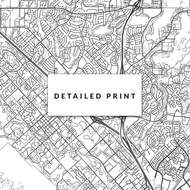 Murrieta Map Print Minimalistic Wall Art Poster City Maps - Etsy