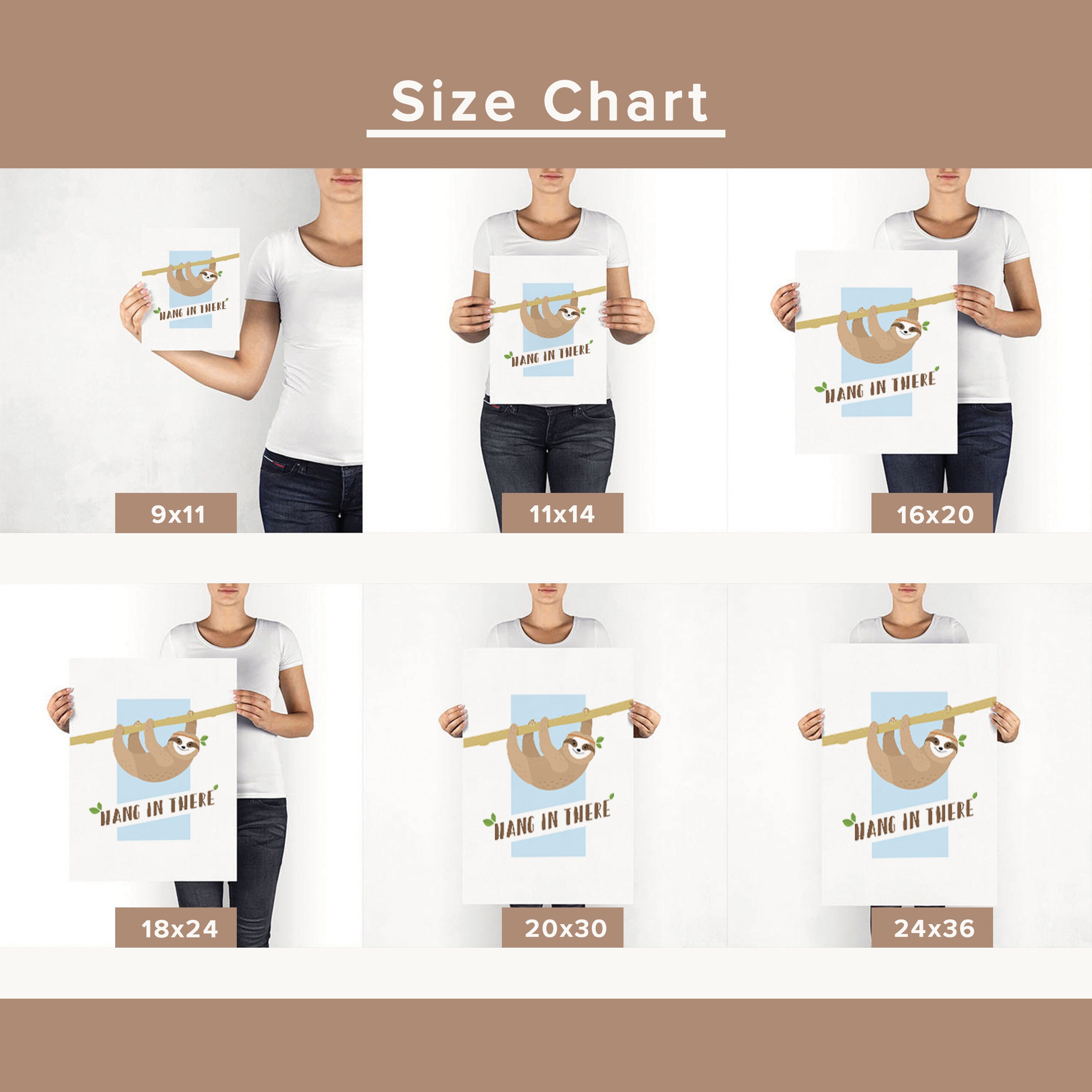 Sloth Poster Wall Decor Poster Wall Decor Sloth Wall Decor - Etsy