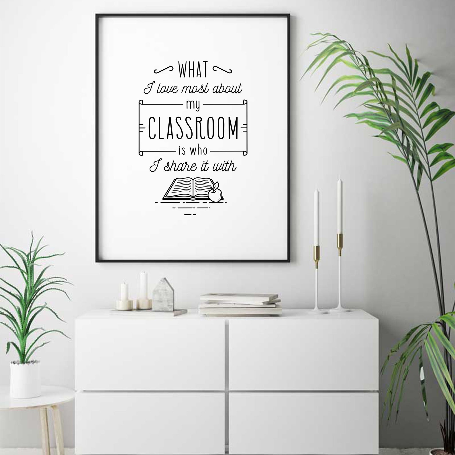Teacher Classroom Poster Quote Poster What I Love Most About - Etsy