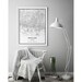 Mcallen Map Print Minimalistic Wall Art Poster City Maps Scandinavian ...