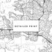 Thousand Oaks Map Print Minimalistic Wall Art Poster City - Etsy
