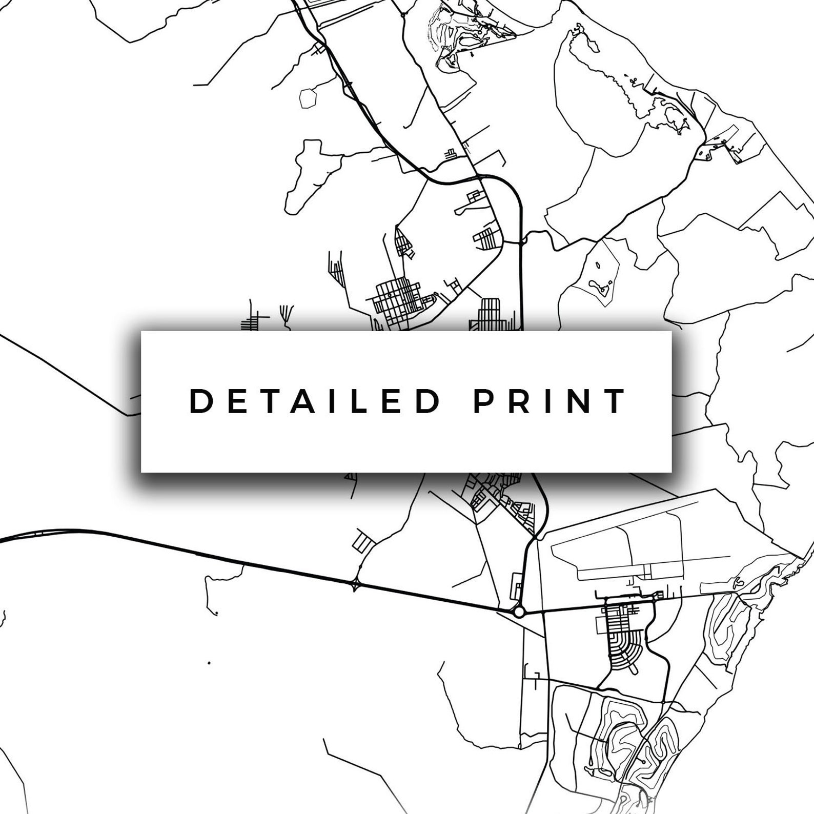 Punta Cana Map Canvas Print City Maps Wall Art Dominican - Etsy