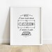 Teacher Classroom Poster Quote Poster What I Love Most About My ...