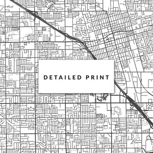 Anaheim Map Print | Minimalistic Wall Art Poster | City Maps ...