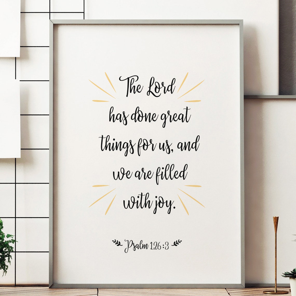 Psalms 126:3 the Lord Has Done Great Things for Us Bible - Etsy