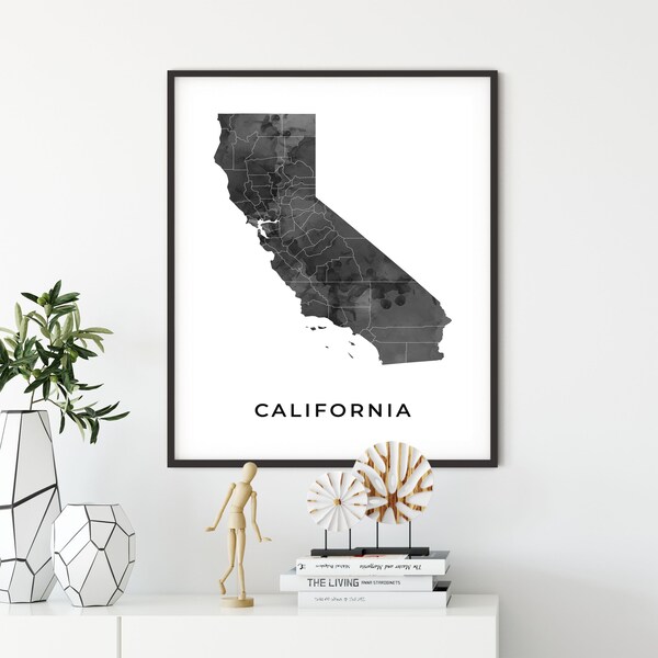California Map - Etsy