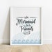 We Mermaid to Be Friends Print, Friendship Poster, Friendship Pun, Best ...