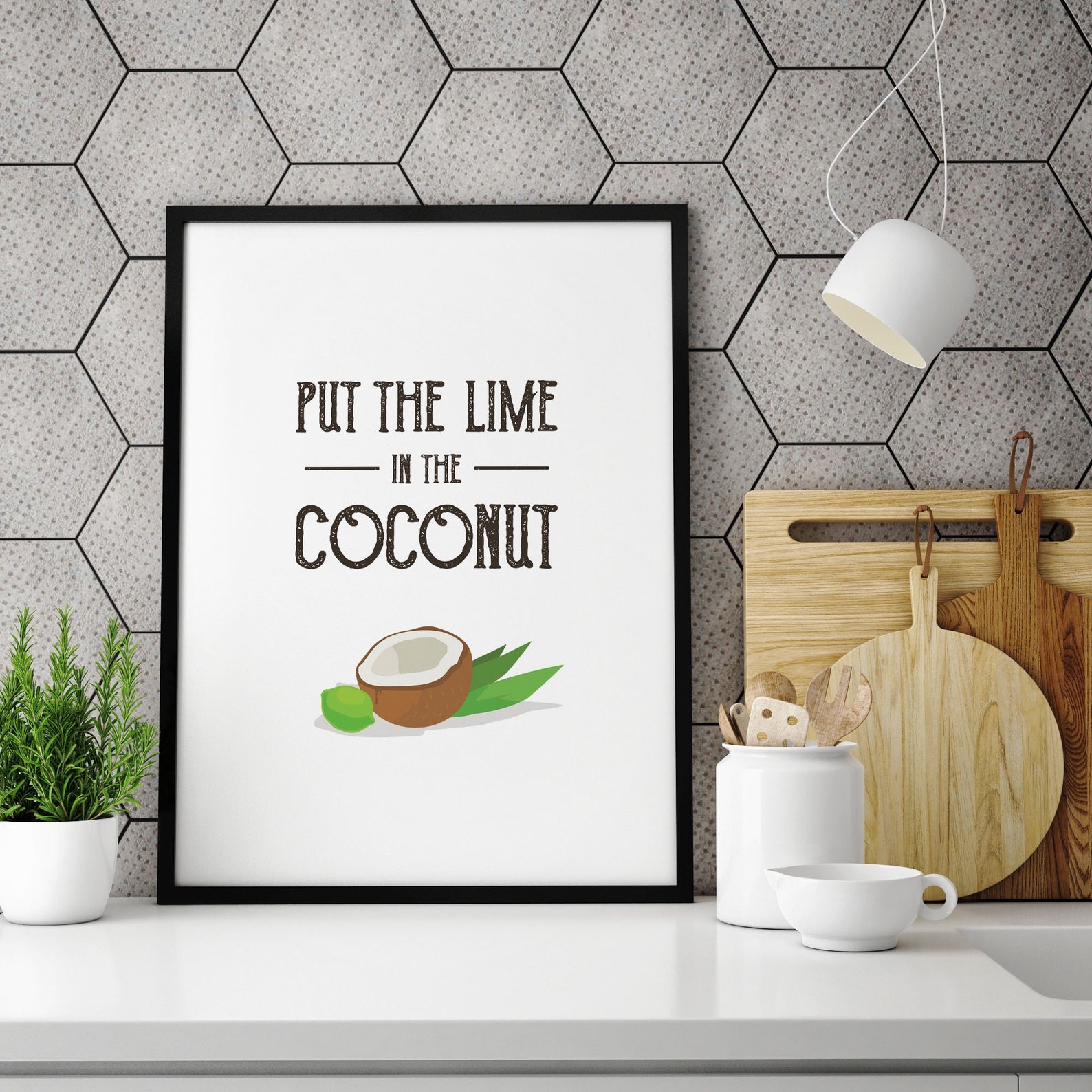 Put the Lime in the Coconut Sign Lime in Coconut Print - Etsy