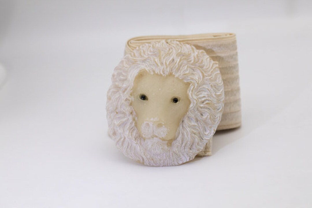 Charmant Belt Lions Head Buckle With A Wide Stretch Belt JD11241 - Etsy