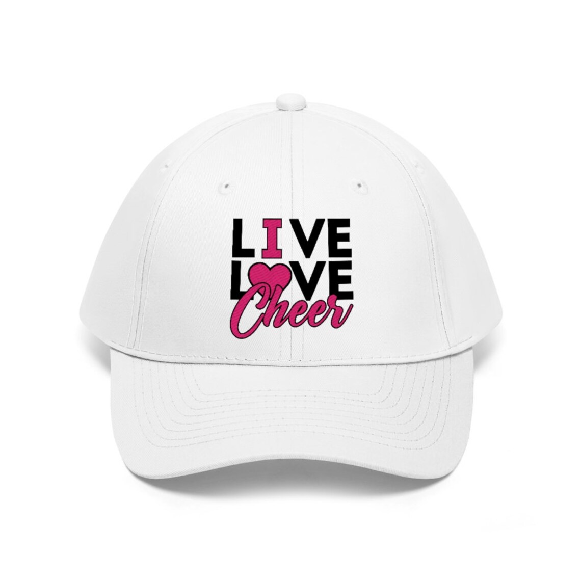 Girl's Cheerleading Hat Cheer Embroidered Baseball Cap | Etsy