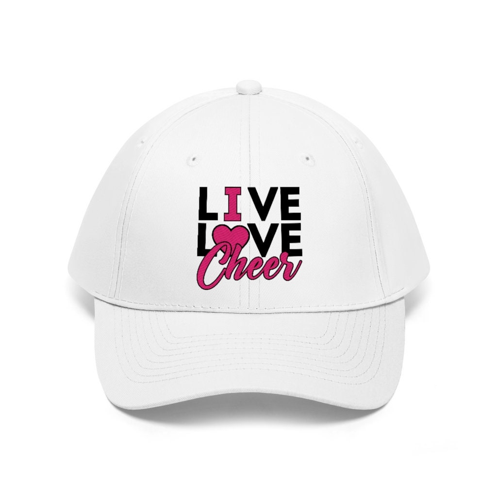 Girl's Cheerleading Hat Cheer Embroidered Baseball Cap - Etsy
