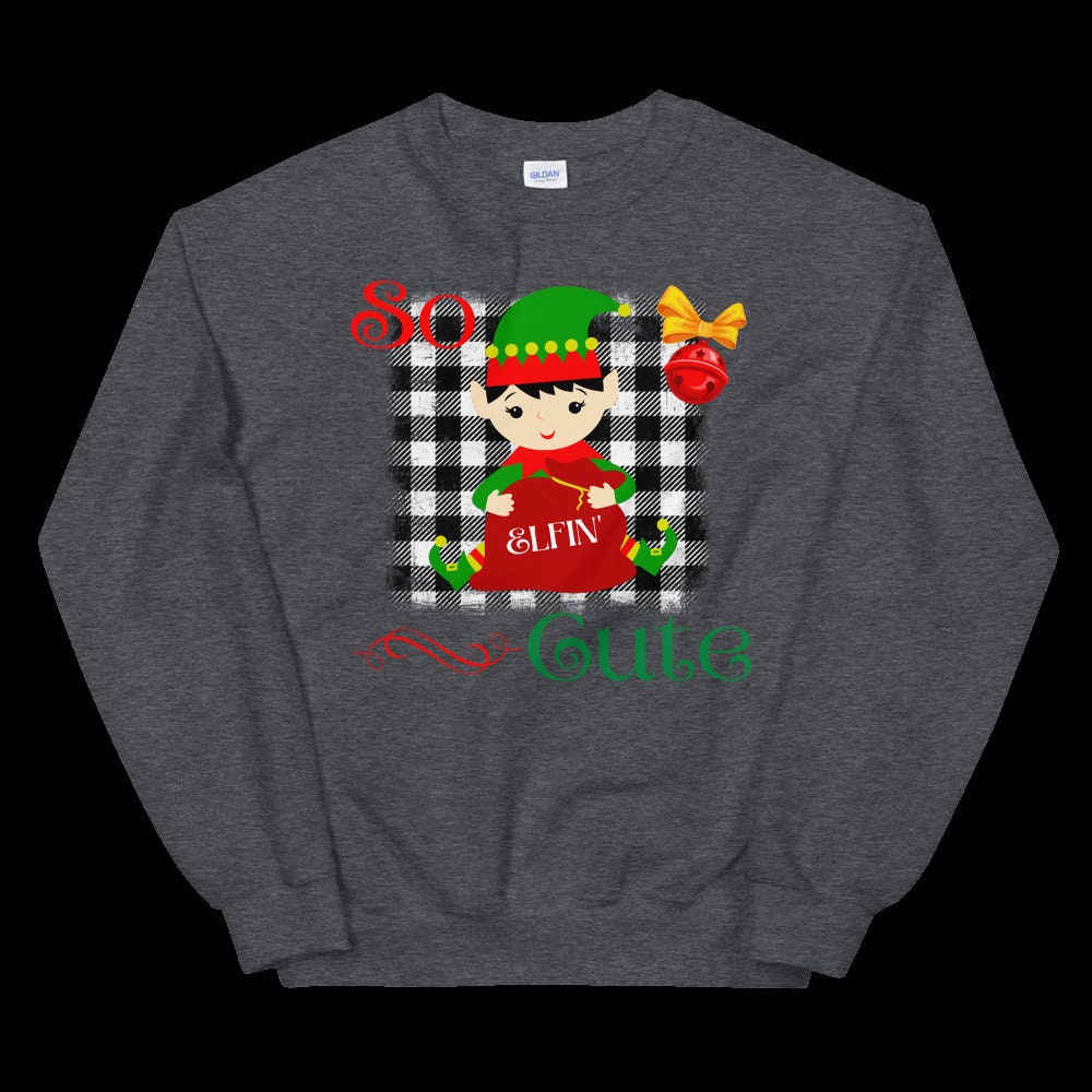 Boy's Elf Shirt Elf Christmas Sweatshirt for Boys so - Etsy