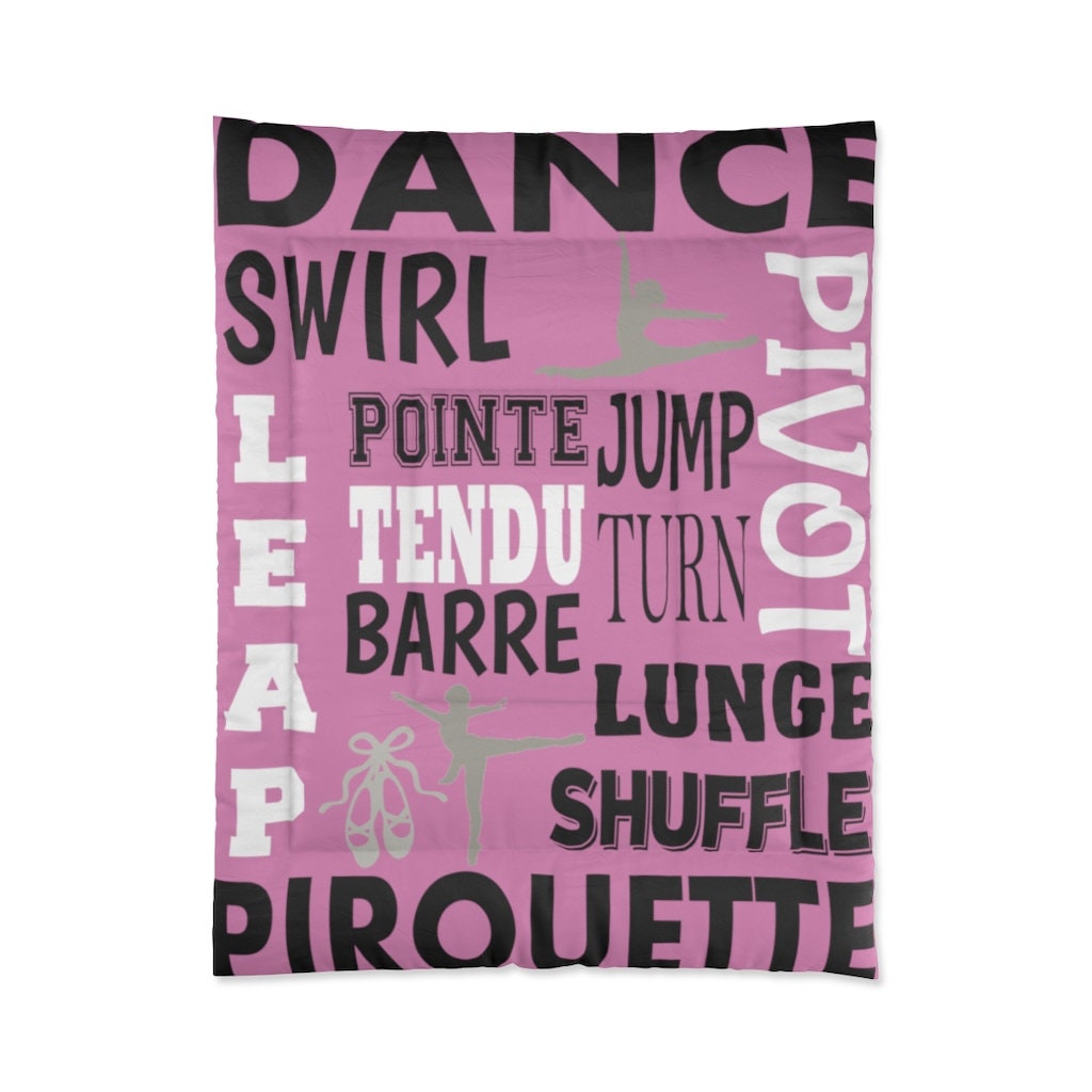 Girl's Dance Comforter Bedding - Etsy