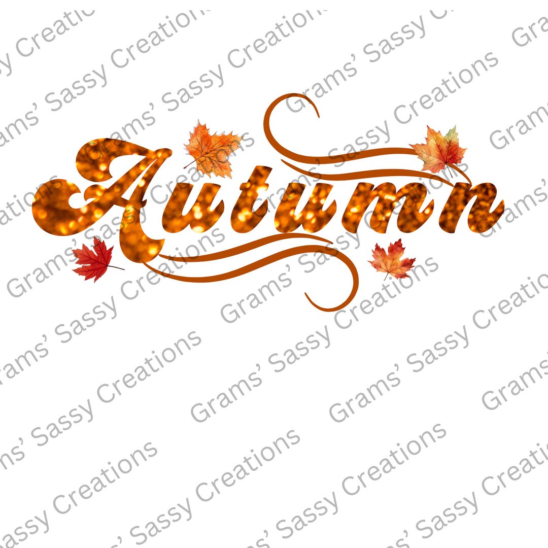 Autumn Png, Fall Png, Leaves, Season Changing, Shiny Digital Download ...