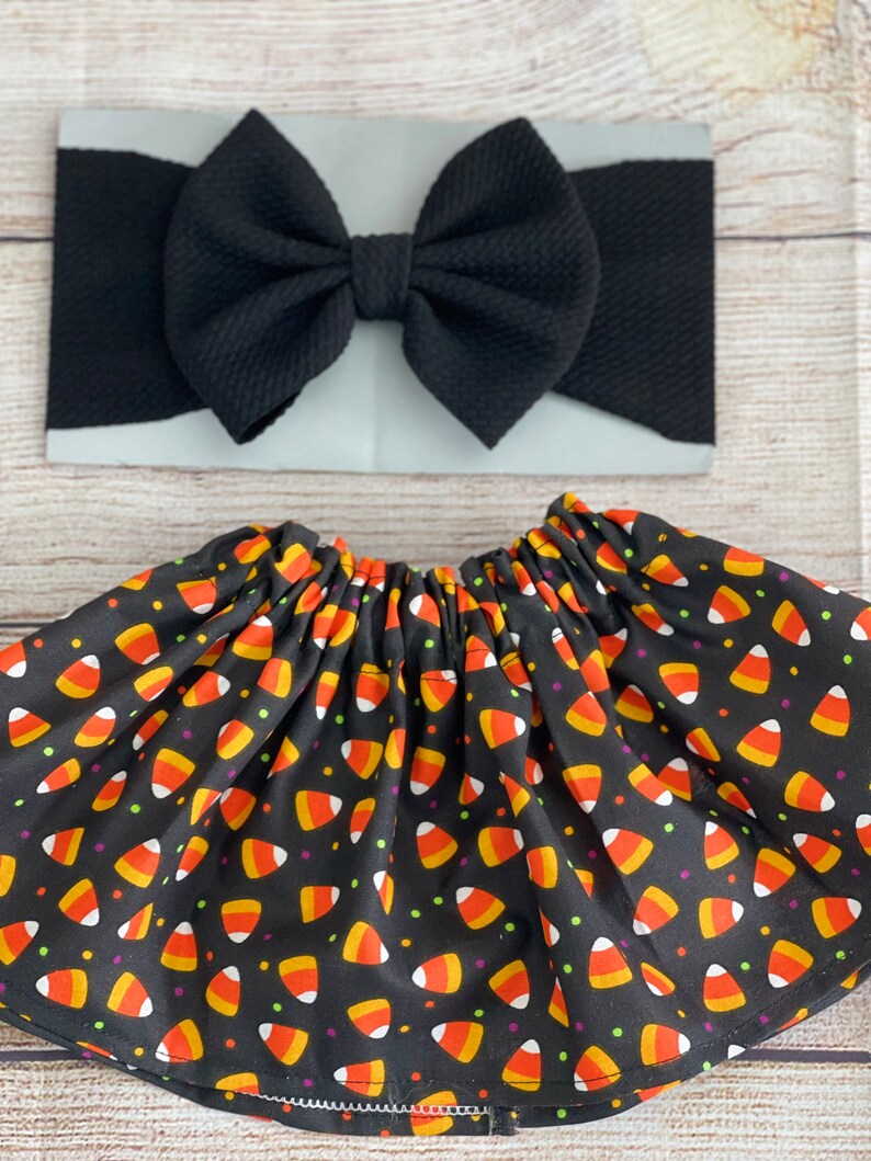 Candy Corn Cutie/ Halloween Candy Corn Baby Girl Outfit / Top - Etsy