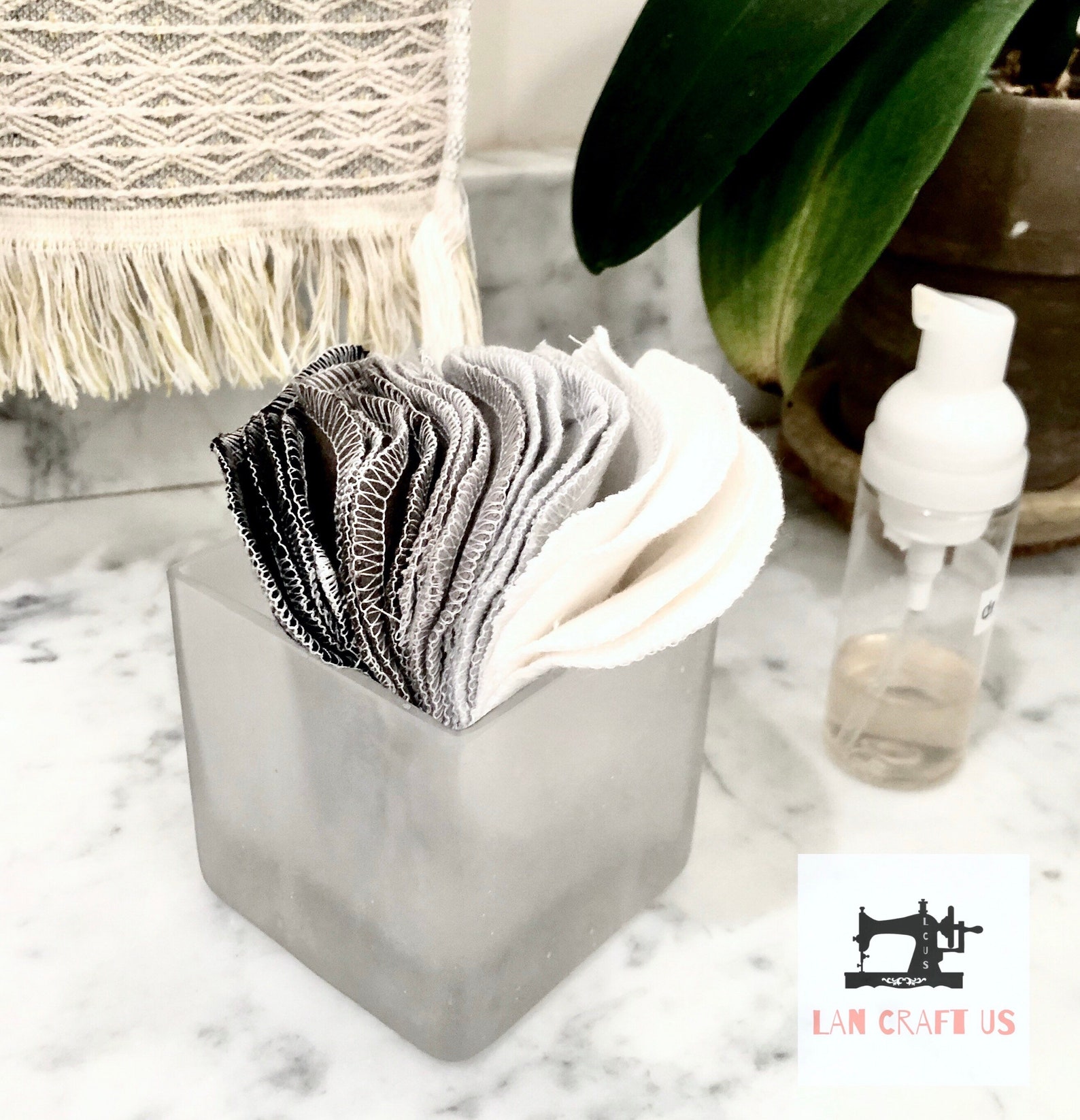 3 or 4 Custom Facial Rounds Classic Solid Color 10/20 - Etsy