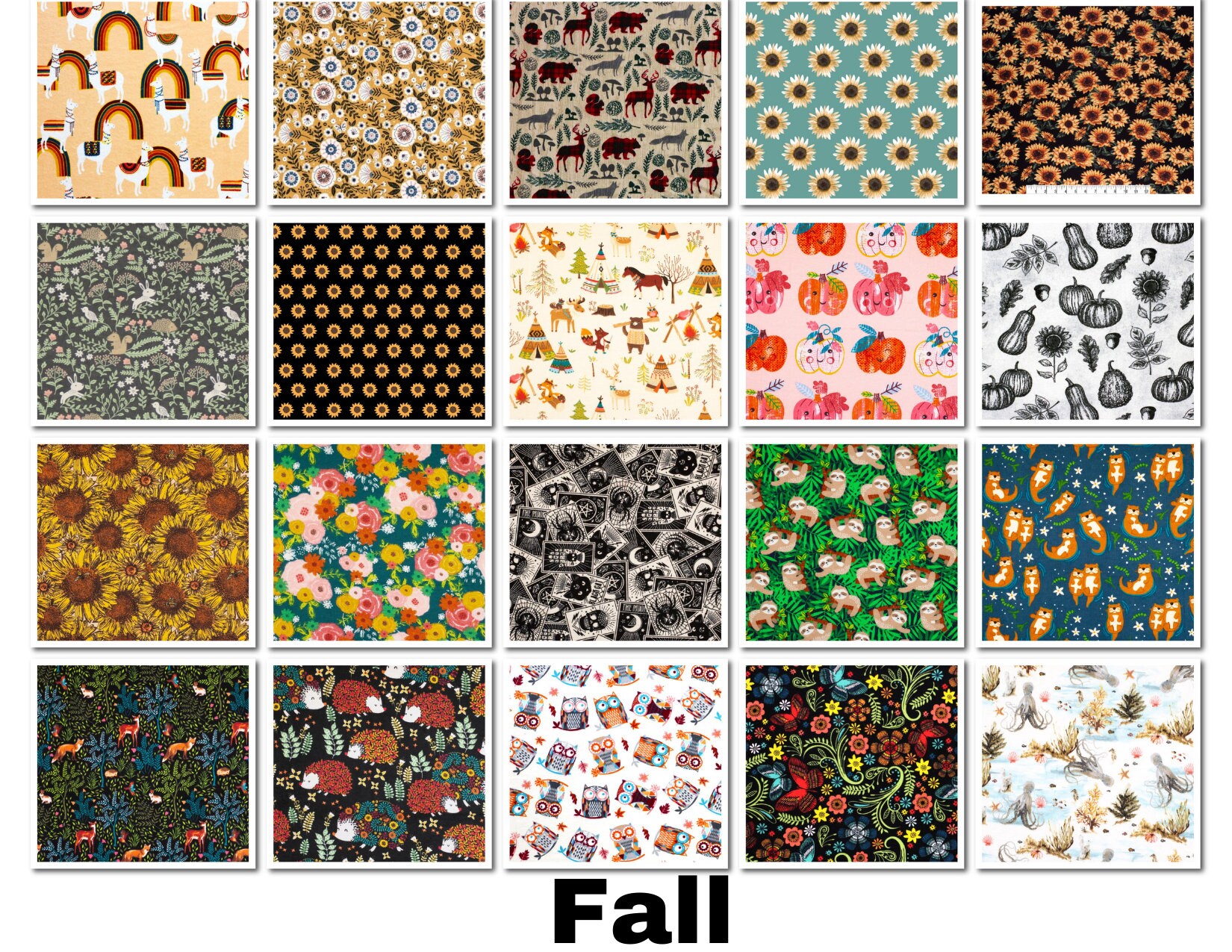 Holiday/christmas/fall Variety 1/ 2ply 12"x11"/8”x12”/8”x8” TOWELS ...