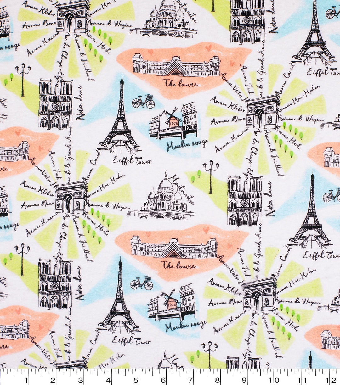 2ply 12"x11" 6 UNPAPER TOWELS Landmarks, Cloth Napkins / Cloth Cotton ...