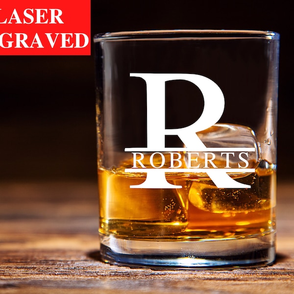 Custom Bourbon Glasses Etsy