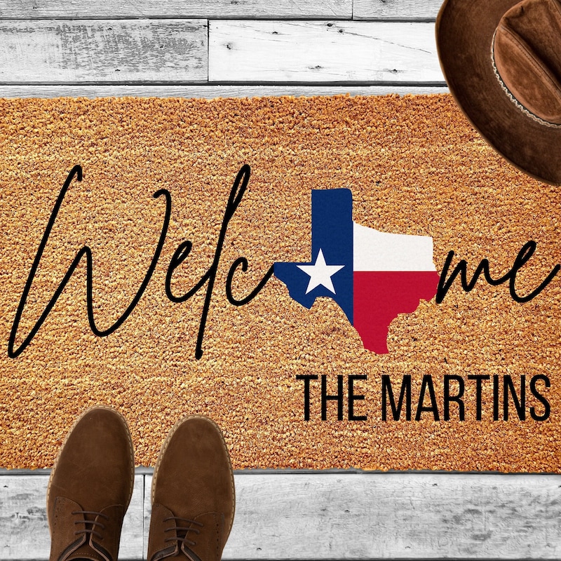 Texas Outdoor Rug Mat - Etsy