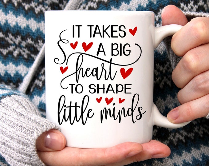 It Takes a Big Heart to Teach Little Minds Elementary Teacher Preschool ...