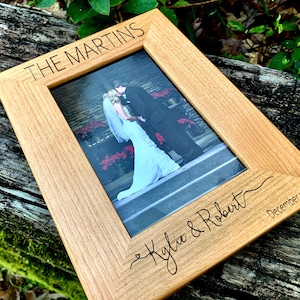 Personalized Picture Frame, Wooden Picture Frame, Picture Frame ...