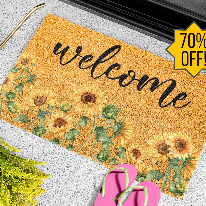 Trendy Doormat - Etsy