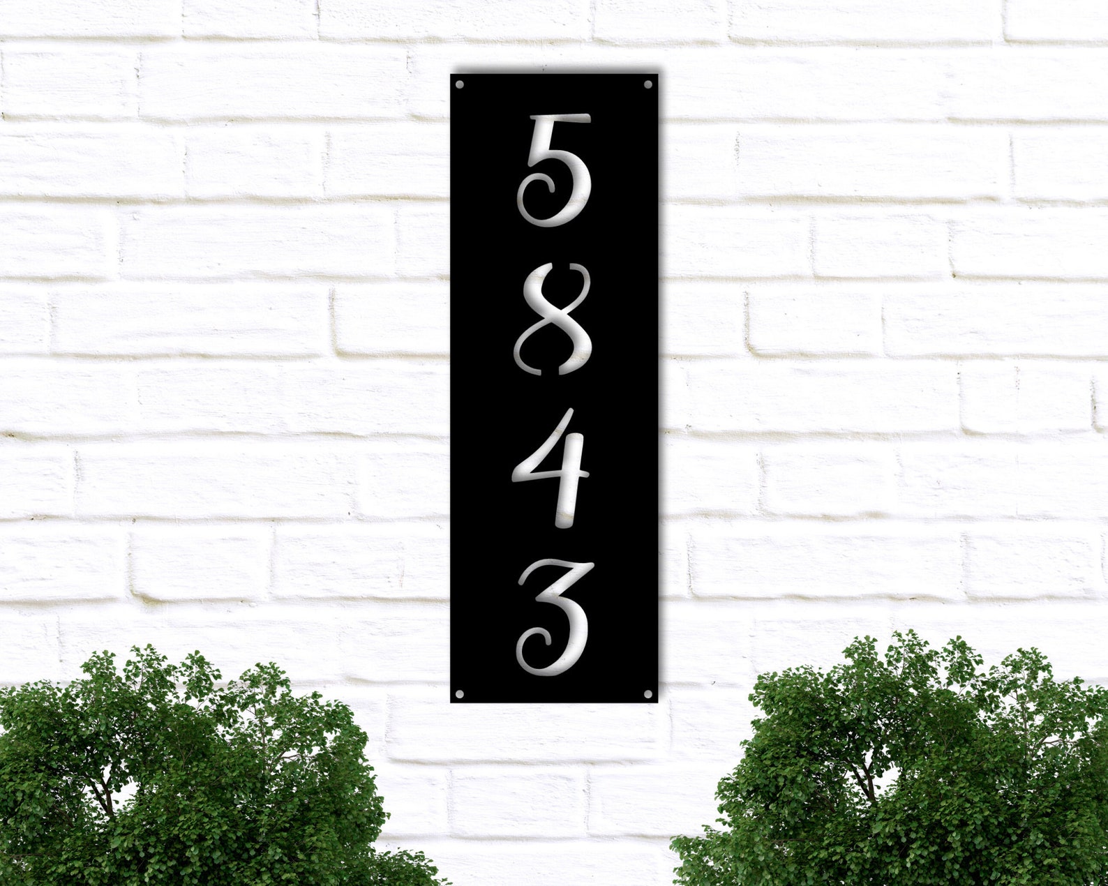 Custom Metal Address Plaque Custom Address Plaque Address - Etsy