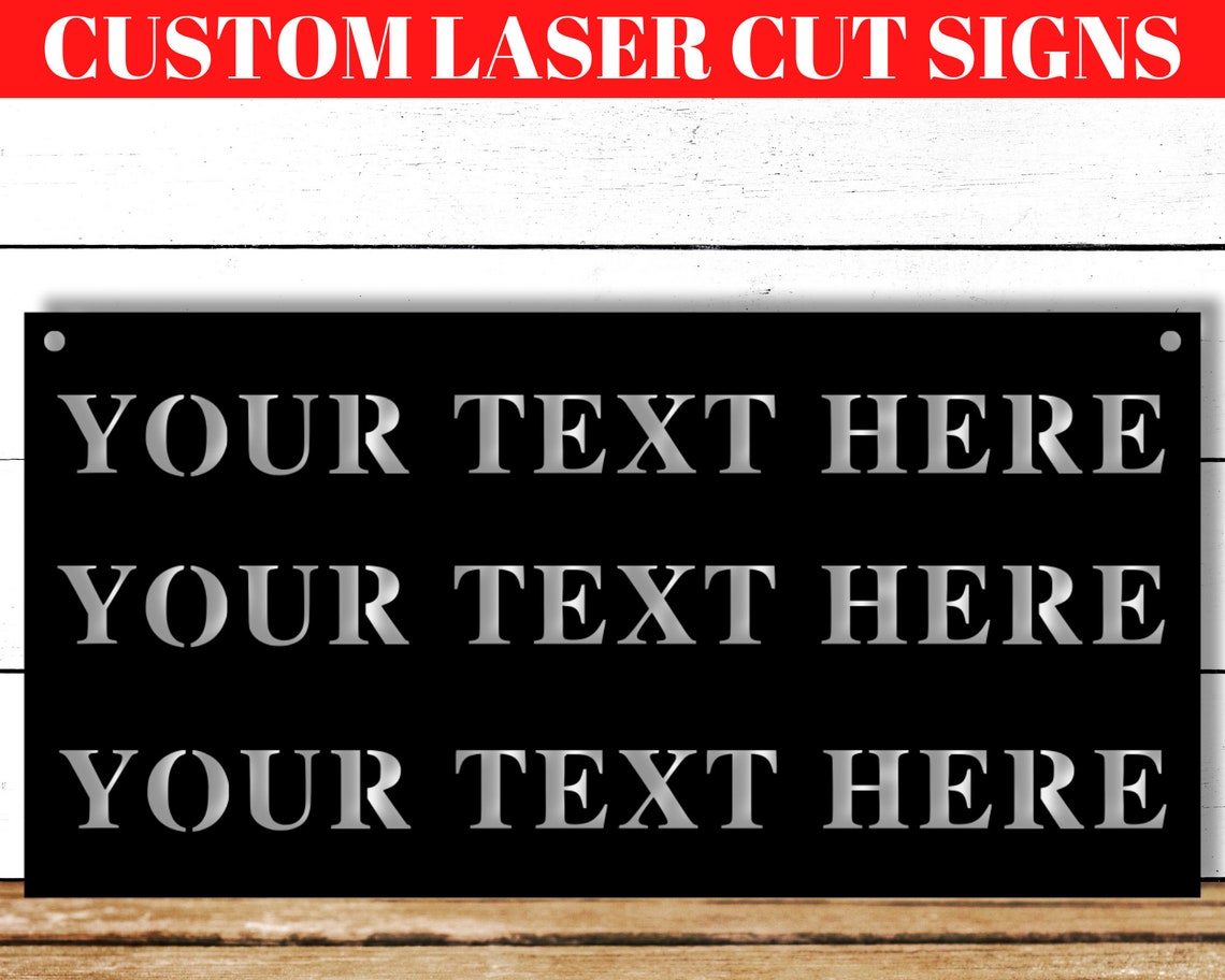 Custom Metal Sign Custom Signs Metal Signs Custom - Etsy