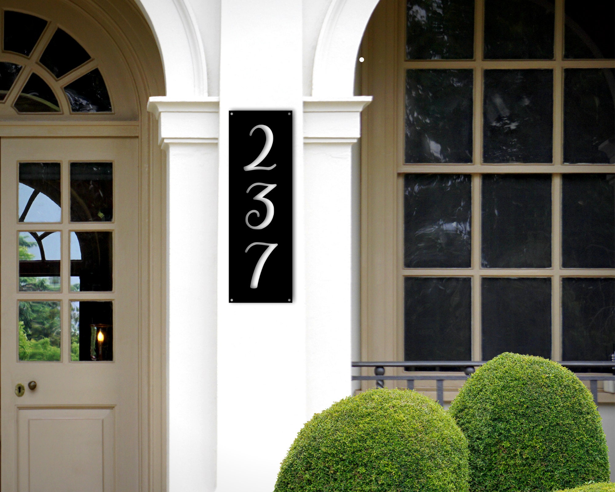 Custom Metal Address Plaque Custom Address Plaque Address - Etsy