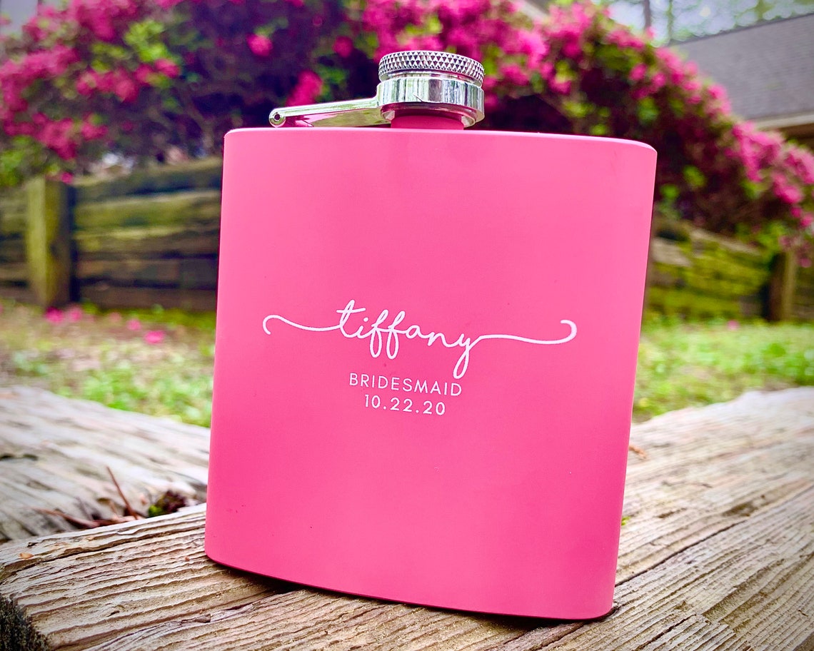 Engraved Flask for Women Personalized, Women's Flask, Custom Flask for ...