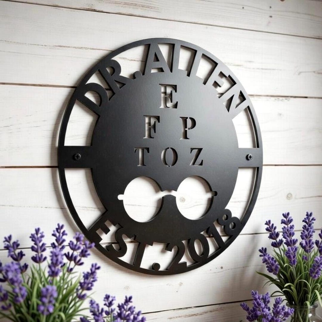 Personalized Optometrist Sign, Optometrist Sign, Optometrist Gift ...