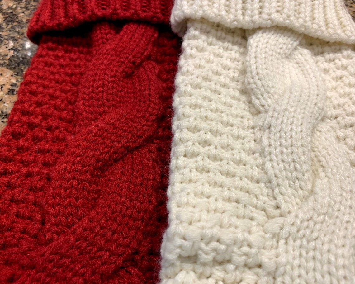 Cable Knit Personalized Christmas Stockings, Christmas Stockings ...