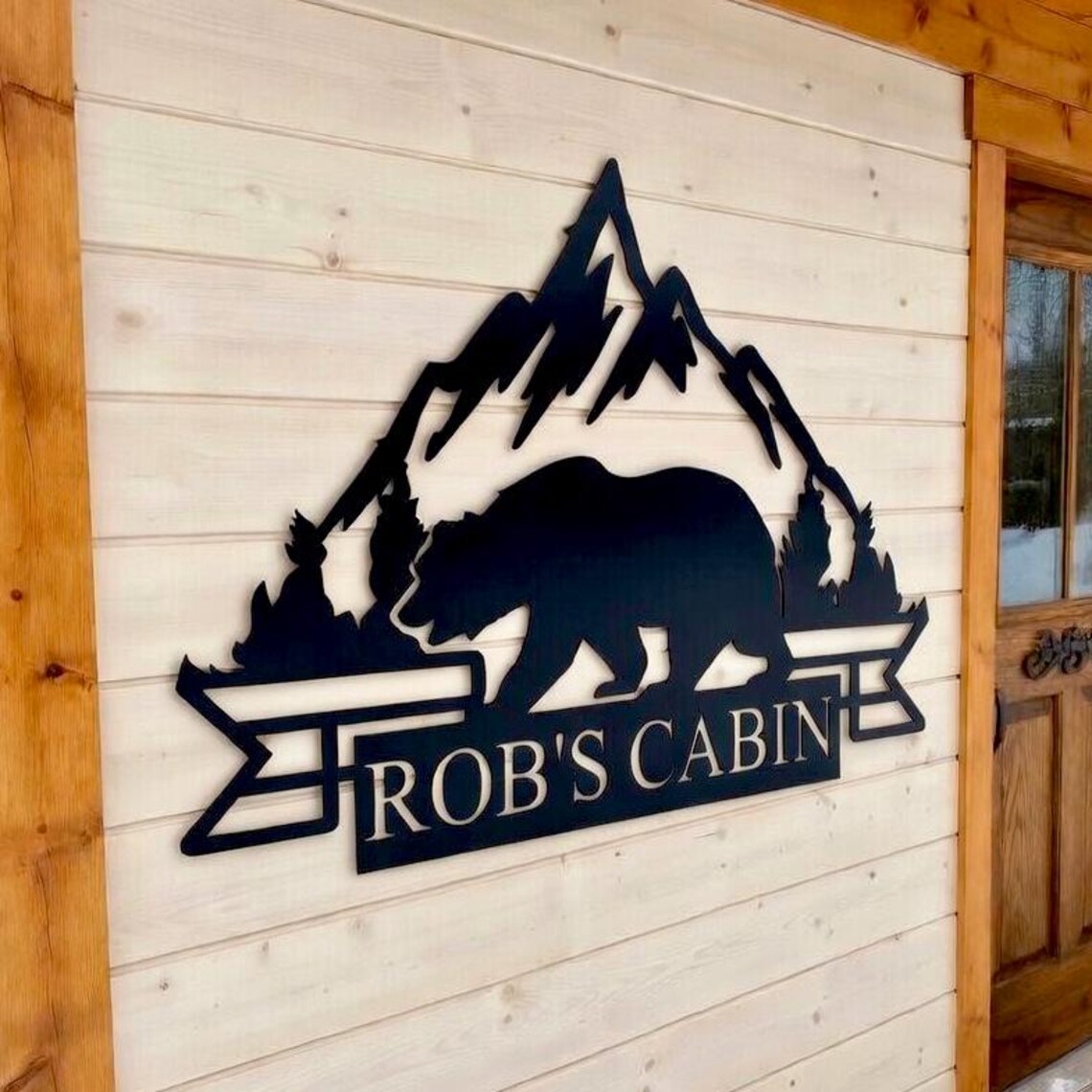 Personalized Metal Cabin Sign-outdoor Cabin Sign-personalized Cabin ...