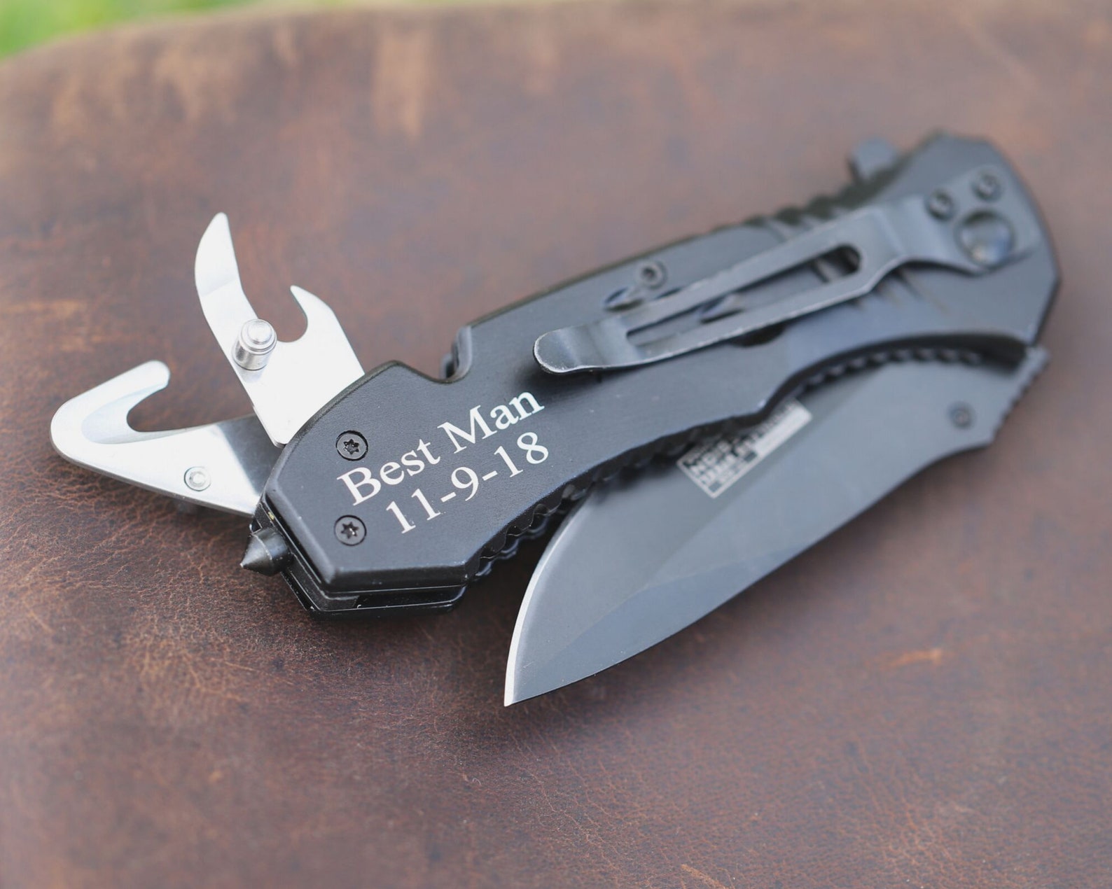 Multi Tool Pocket Knife Engraved Survival Knife Personalized - Etsy