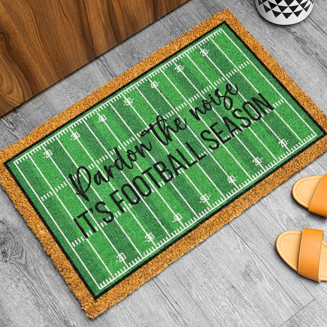 Football Doormat, Funny Football Decor, Football Season Doormat ...