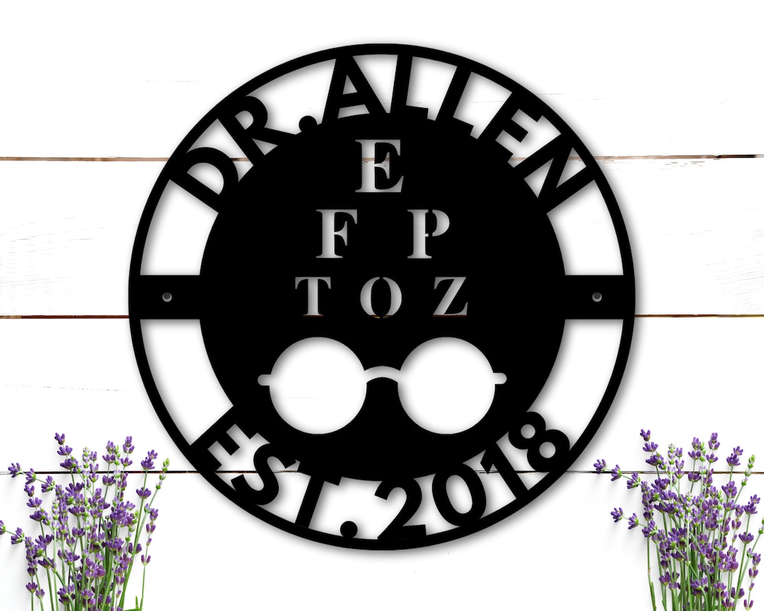 Personalized Optometrist Sign, Optometrist Sign, Optometrist Gift ...