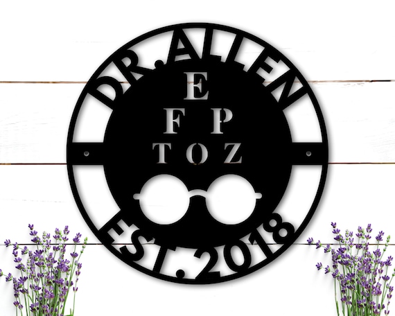 Personalized Optometrist Sign Optometrist Sign Optometrist - Etsy